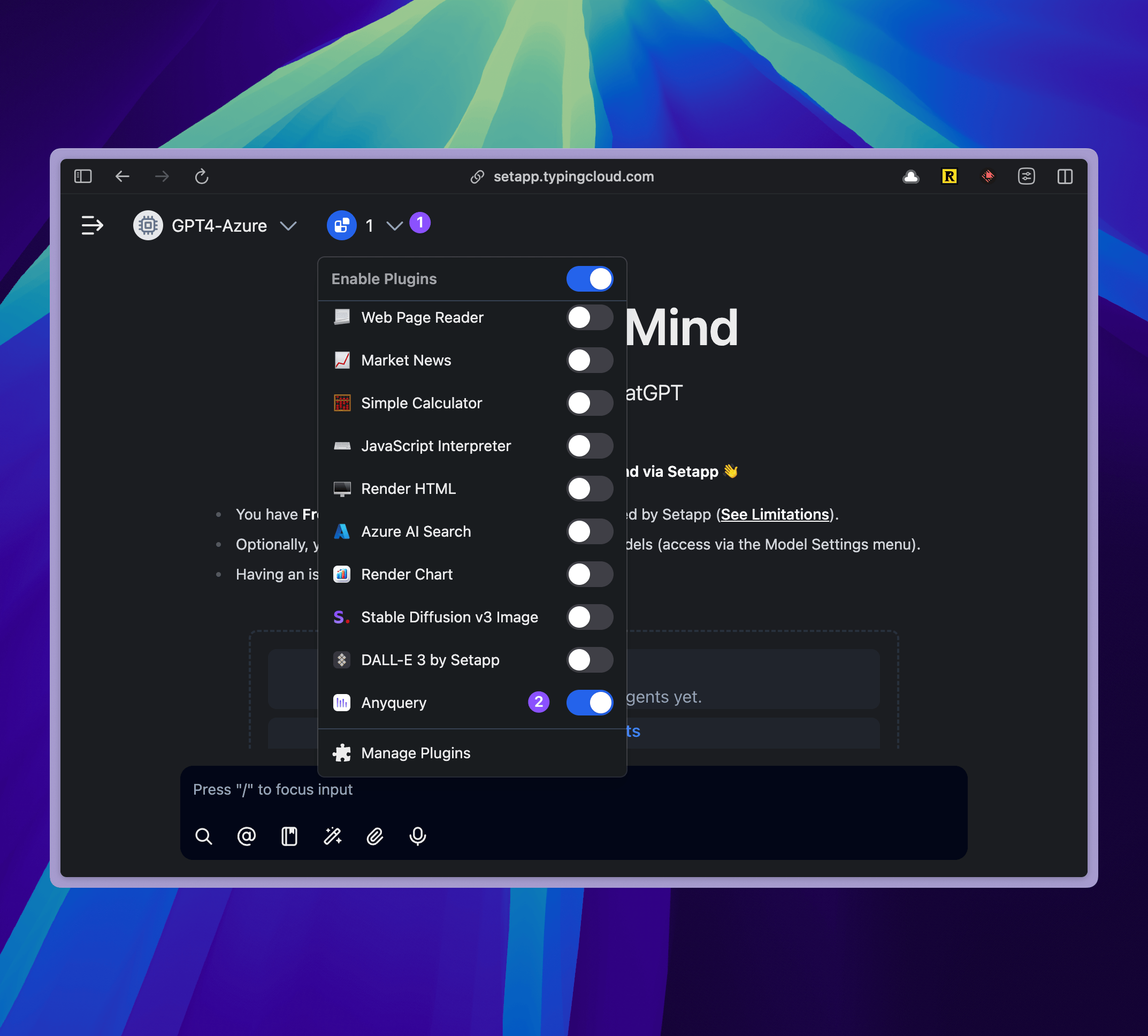 TypingMind | Anyquery